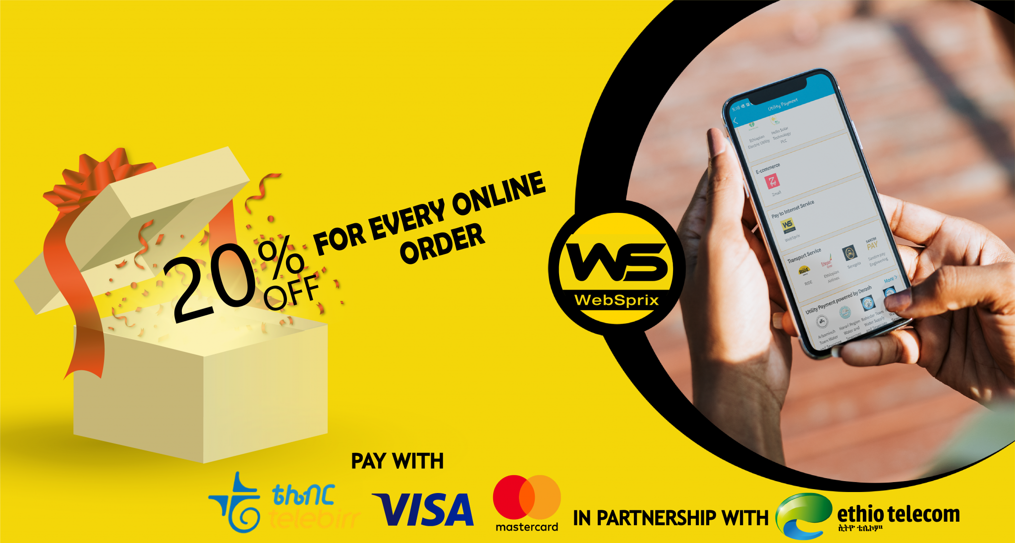 Launching WS-Self Service - WEBSPRIX IT SOLUTION PLC